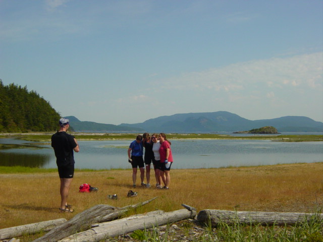Photo op at Spencer Spit Park – Biking Bis