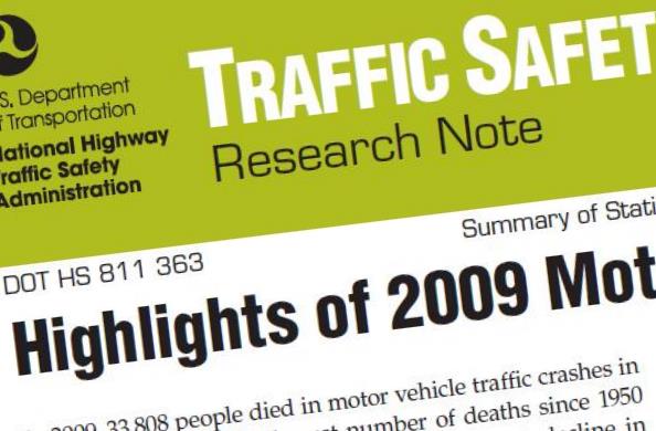 NHTSA report for 2009 – Biking Bis