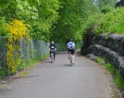 Spring on short stretch of Lake Washington bike path – Biking Bis